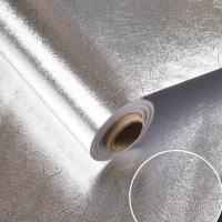 China Waterproof Backsplash Stickers 2m x 3m Rolls Modern Design Style Smoke-Proof Function Customized Aluminum Foil Wallpaper for sale