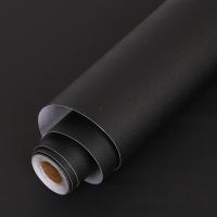 China Indoor Decoration Black PVC Wallpaper with Waterproof Self Adhesive Roll Size 0.60m * 10m for sale