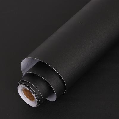China Indoor Decoration Black PVC Wallpaper with Waterproof Self Adhesive Roll Size 0.60m * 10m for sale