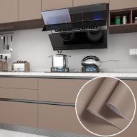 China Water-proof and PVC Material for Home Decoration Solid Color Backsplash Wallpaper for sale
