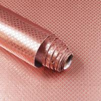 China Kitchen Wallpapers aluminum foil Waterproof Aluminum Foil  Wallpaper for Easy Cleaning for sale