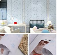 China Pink Bedroom Self Adhesive Floral Wallpaper Soundproof Botanical Peel And Stick Wallpaper for sale