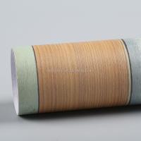 China Modern Apartment Wallpaper Vintage Wood Grain Design with Self Adhesive Backing for sale