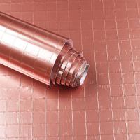 China Kitchen Wallpapers aluminum foil Waterproof Aluminum Foil  Wallpaper for Easy Cleaning for sale
