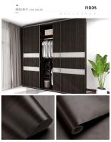 China Matt Wood Grain Vinyl Adhesive Film for Furniture Lamination and Adhesive for sale