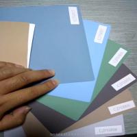 China Solid color PVC foil PVC film membrane film for Kitchen Door and MDF board 1250mm width used in vacuum press for sale
