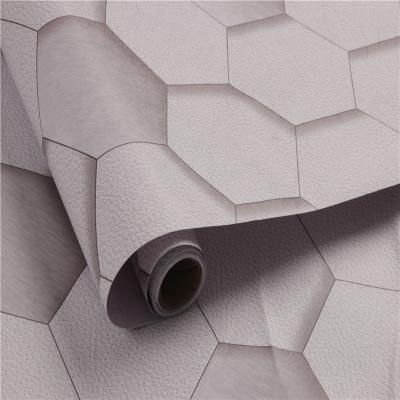 China Commerce PVC Self Adhesive Wallpaper Moisture-Proof Tiles for Home Decoration for sale