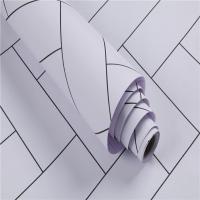 China Commerce PVC Self Adhesive Wallpaper Moisture-Proof Tiles for Home Decoration for sale