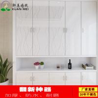 China High Glossy Self Adhesive PVC Vinyl Waterproof Oil Proof Film Wallpaper for Kitchen Cabinet Wardrobe Modern Design Style for sale