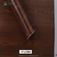 China Self Adhesive Wood Grain Vinyl Decorative Film for Furniture Makeover and Enhancement for sale