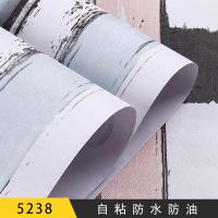 China 45cm Wood Grain Self Adhesive PVC 3D Wallpaper for Home Decoration 3d wall paper for sale