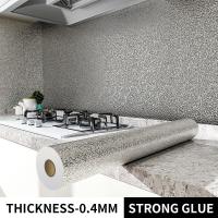 China 0.40mm Thickness Moisture-Proof Self Adhesive PVC Wallpaper Kitchen Wall Decoration for sale