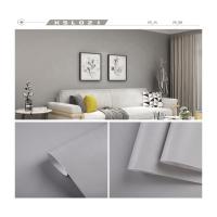 China Hotel White Plain Removable Peel and Stick Wallpaper Self-Adhesive 3D Decorative Panel Film Perfect for Hotel Decoration for sale