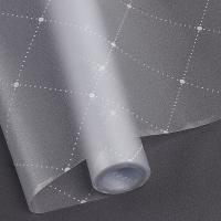 China 60cm Width Size White Stained Frosted Glass Film for Window Decoration and Privacy Protection for sale