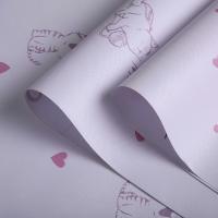 China 0.14mm-0.26mm Thickness Floral Printed PVC Self Adhesive Sticker for Wall Coating Sample Policy A4 Paper Size Sample for sale