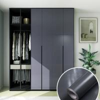 China Waterproof Anti-Scratch Decorative Film Soft Plain Wall Paper Rolls for Furniture for sale