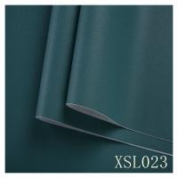 China Solid Color Sand Surface PVC 3D Wallpaper for Hotel Interior Decoration Orange 0.18mm-0.21mm Thickness for sale