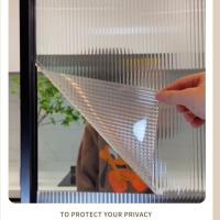 China 30/40/50/60/70/80/90/100/110/120/152CM Width Decorative Peel Stick Corrugated Glass Film for Explosion-Proof and Privacy for sale