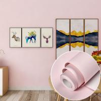 China Self-Adhesive Pink Wallpaper for Children's Bedroom Wall Decoration in Modern Design Style for sale
