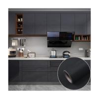 China Self Adhesive Gray Contact Paper for Kitchen Cabinet Waterproof Peel and Stick Countertops Vinyl Adhesive Shelf Liners for sale