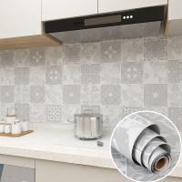 China OEM/ODM Kitchen Foil Sticker Backsplash Wallpaper with Fireproof and Removable Design for sale
