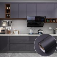 China High Glossy Furniture Film PVC Vinyl Adhesive Door Stickers for Kitchen Cabinet for sale