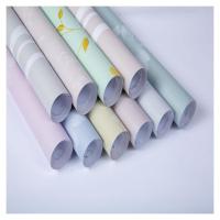 China Modern Korean Style Design Water-proof PVC Adhesive Wallpaper for Simple Bedroom Decoration in Factor for sale