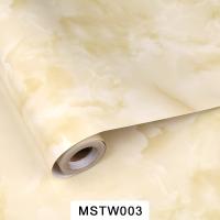 China 80CM Width Marble Sticker Anti Oil Waterproof Kitchen Wallpaper Modern Design PVC Kitchen Backsplash Sticker for sale