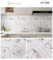China Waterproof Oil-proof Self Adhesive White Marble Vinyl Film Wall Stickers for Cupboard Home Kitchen Wallpaper 0.61m width for sale