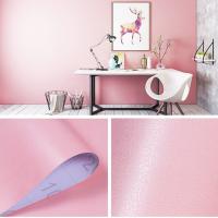 China Blue Color Peel and Stick Wallpaper 3d Plain Solid Color Wallpaper for Soundproofing in Home Decoration for sale
