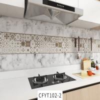 China Self Adhesive Removable Decorative Tile Stickers for Wall Peel and Stick Moroccan Tiles Backsplash Waterproof Kitchen for sale