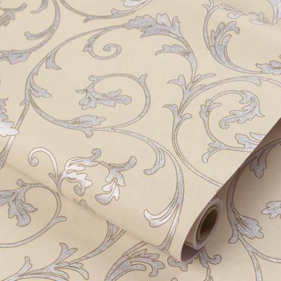 China Home Decoration Vinyl Wallpapers 45cm Width Self Adhesive PVC Waterproof Moisture Proof Wallpaper in Modern Design Style for sale