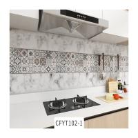 China Soundproof Kitchen Stickers High Temperature Paste Self-Adhesive Wall Paper Waterproof Home Deco Foil for Bathroom and Kitchen for sale