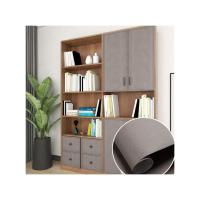 China Decorative Wood Color Furniture Sticker with Embossed Design Mildewproof for sale