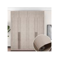 China Decorative Wood Color Furniture Sticker with Embossed Design Mildewproof for sale