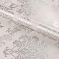 China Self-Adhesive PVC Damask Design Wallpaper for Easy and Affordable 3D Wall Decoration for sale