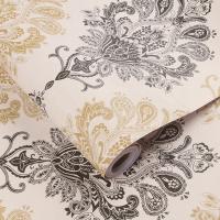 China Self-Adhesive PVC Damask Design Wallpaper for Easy and Affordable 3D Wall Decoration for sale