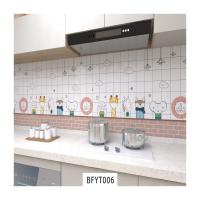 China Modern Design Self-Adhesive Aluminum Foil Wallpaper for Kitchen Waterproof and Smoke Proof Wall Beautification for sale