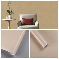 China Plain PVC Grass Cloth Wall paper for Hotel and Restaurant Decor 1.22M*50M per roll Mould-Proof Function for sale