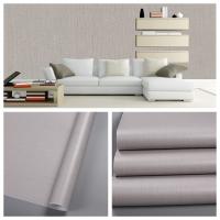 China Plain PVC Grass Cloth Wall paper for Hotel and Restaurant Decor 1.22M*50M per roll Mould-Proof Function for sale