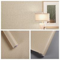 China Plain PVC Grass Cloth Wall paper for Hotel and Restaurant Decor 1.22M*50M per roll Mould-Proof Function for sale