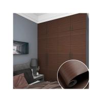 China 1.22x50m Self Adhesive PVC Film Roll and PVC Lamination Film for Furniture Wood Grain Design for sale