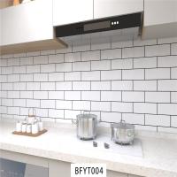 China PVC Material Kitchen Sticker Thicken Durable Vinyl Wallpaper Oil Proof for sale