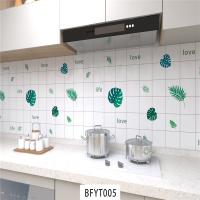China PVC Material Kitchen Sticker Thicken Durable Vinyl Wallpaper Oil Proof for sale