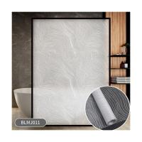 China Privacy Static Cling Self Adhesive Film Modern Design Style for Heat Blocking and Stained Glass Look for sale