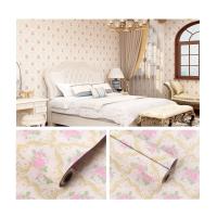 China ECO-Friendly Function Waterproof 45cm Width PVC Wallpaper Sticker with Self Adhesive Flower for sale