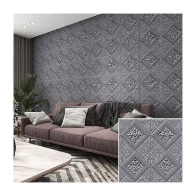 China Nursery Room And Bathroom Wall Stickers 3D Foam 70x70 PE Foam Wallpaper for sale