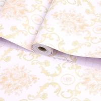 China Moisture-Proof Modern Design 3D Self-Adhesive Damask PVC Wall Paper for Home Decoration for sale