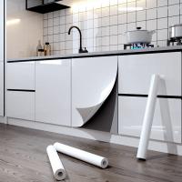 China Vinyl Wallpapers Glossy Waterproof Self Adhesive PVC Decorative Film Kitchen for sale