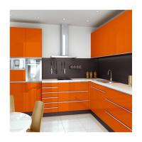 China Orange Blue Green Glossy Peel And Stick Wallpaper 60cm 120cm Countertop Wallpaper for sale